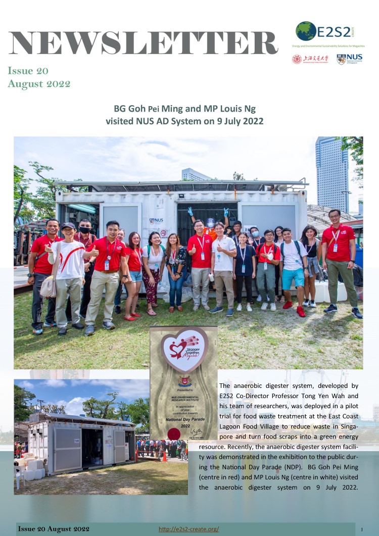 E2S2 Newsletter - Issue 20 (August 2022)