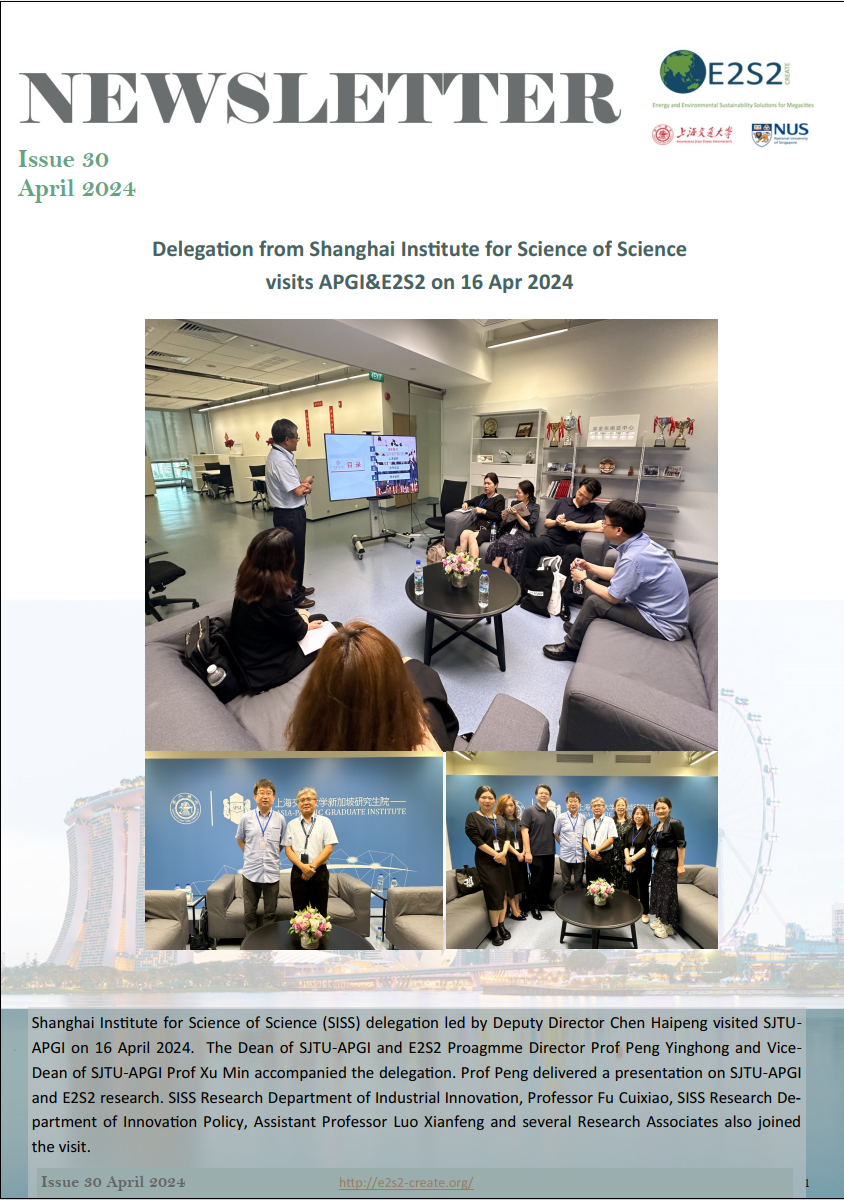 E2S2 Newsletter - Issue 30 (April 2024)